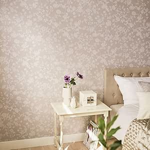 Amazon | 壁紙屋本舗 壁紙 生のり付き クロス 花柄 ピンク サンゲツ RE55915 幅92cm×15m 施工道具7点セット ハンドコーク 【受注生産品・キャンセル不可】 | 壁紙