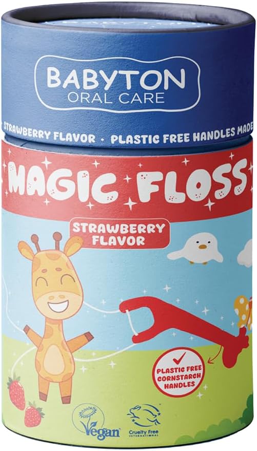 Babyton Magic Floss for Babies – 30pcs Baby Dental Floss Picks | Safe ...