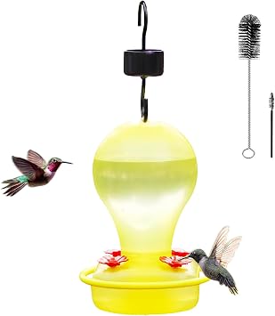 Amazon.com: ReeYee Plastic Hummingbird Feeders for Outdoors Hanging ...