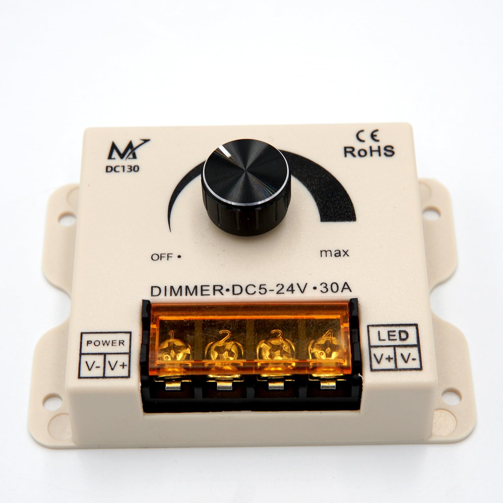 LED Switch Dimmer,COB LED Strip Controller,5V-24V 30A Breathing/Burst ...