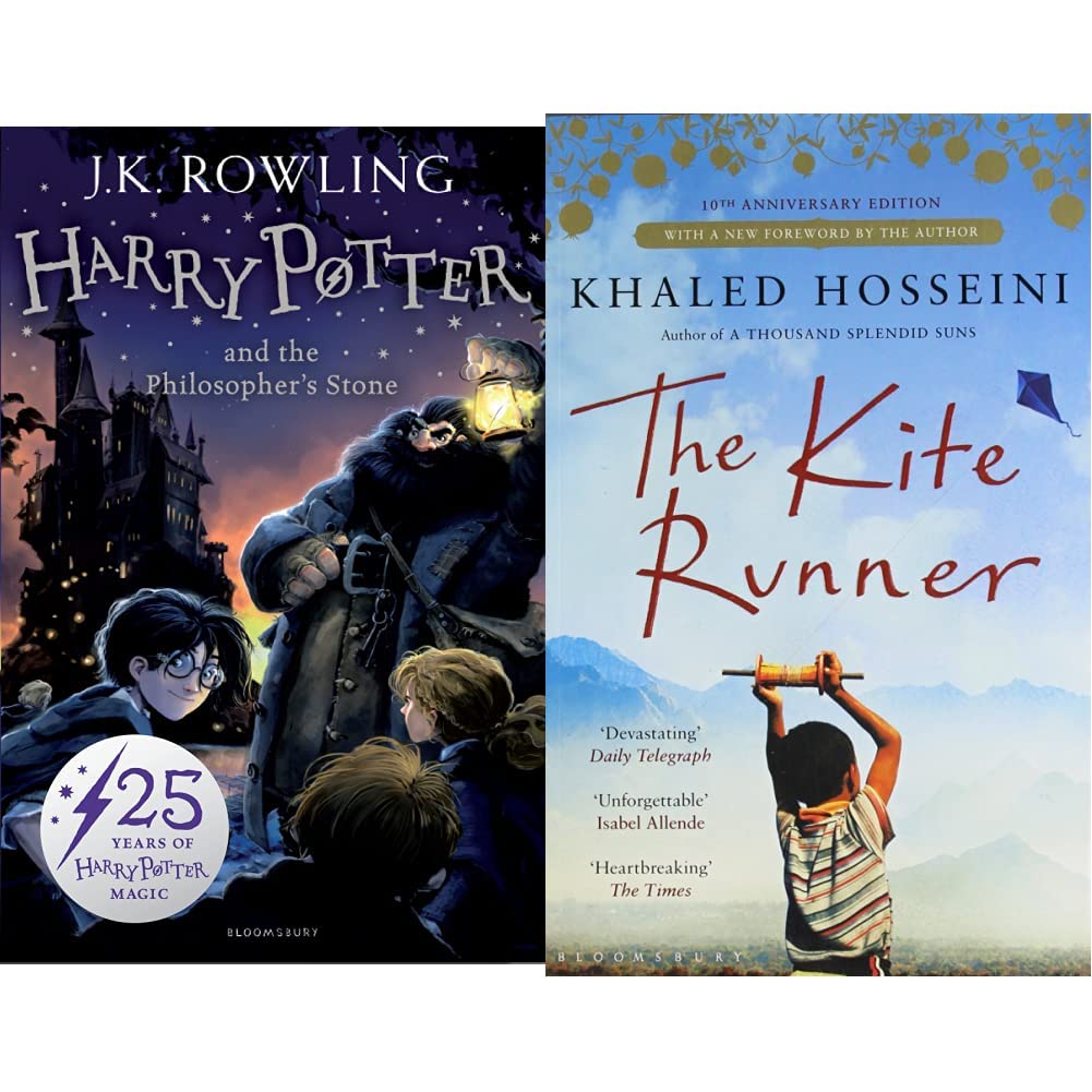 Buy Harry Potter and the Philosopher's Stone & The Kite Runner: Tenth ...