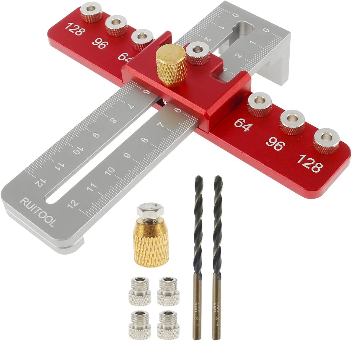 DRBIT Cabinet Hardware Jig Aluminium Alloy Mounting Template Drill ...
