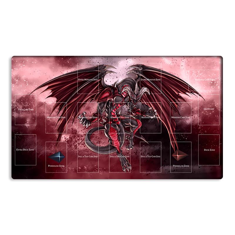 Amazon.com: New Mlikemat Playmat Red Dragon Archfiend TCG CCG OCG ...