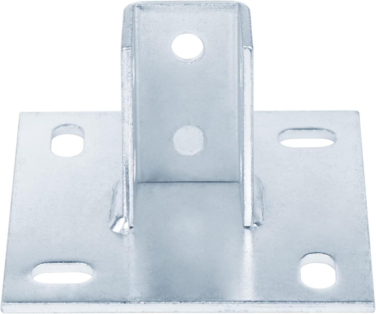 Amazon.com: 2 PCS 4 Slotted Hole U Post Base Channel 1-5/8 Inches ...