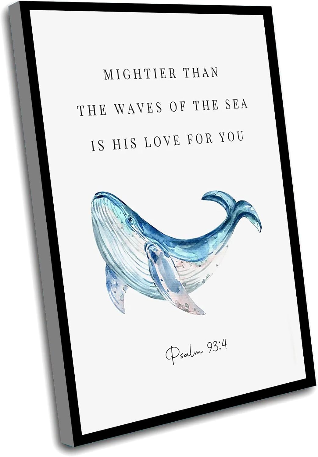 Amazon.com: Christian Wall Art Decor,Psalm 93:4 Mightier Than The Waves ...