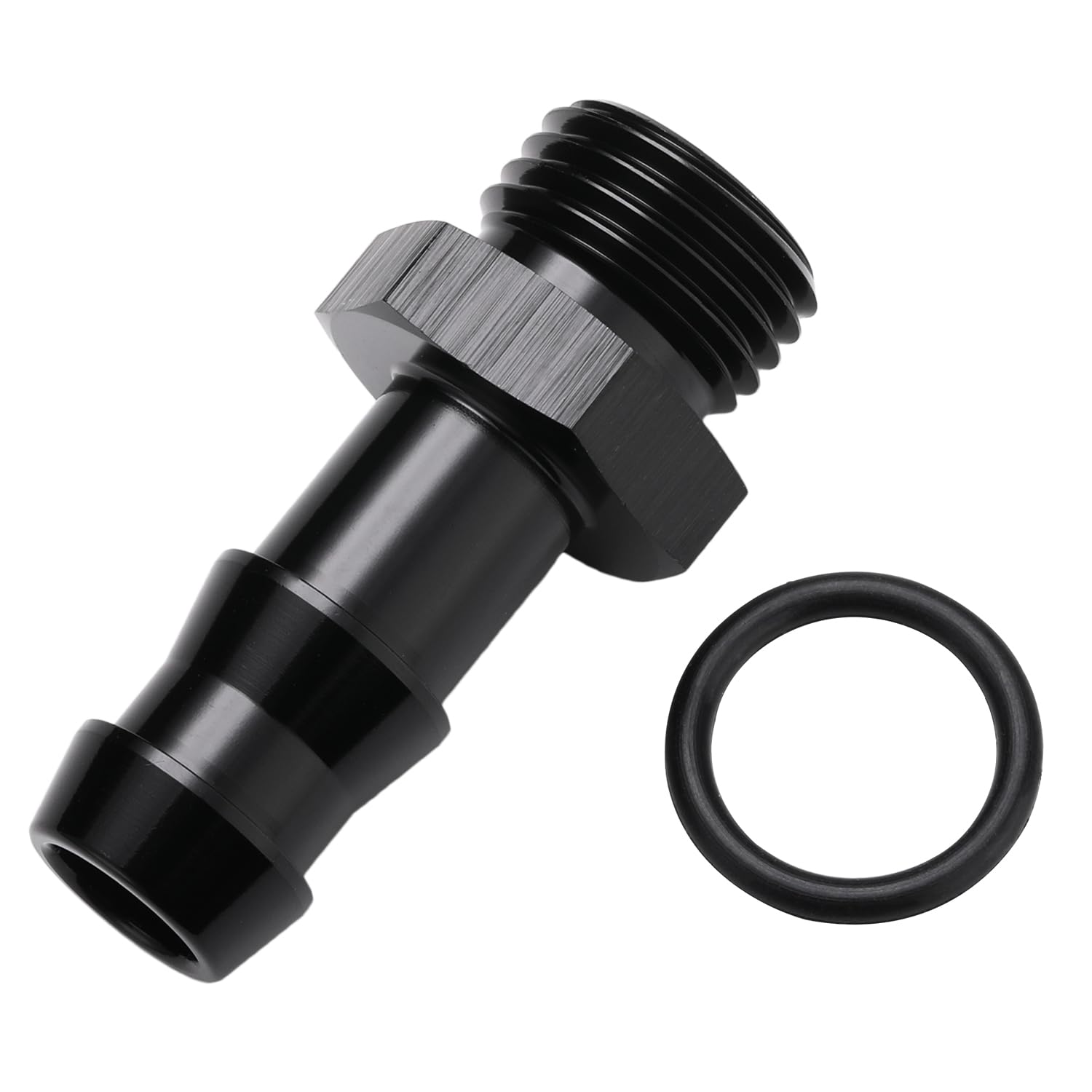 Snapklik.com : 6AN -6 ORB Male To 3/8 Hose Barb Straight Fitting ...