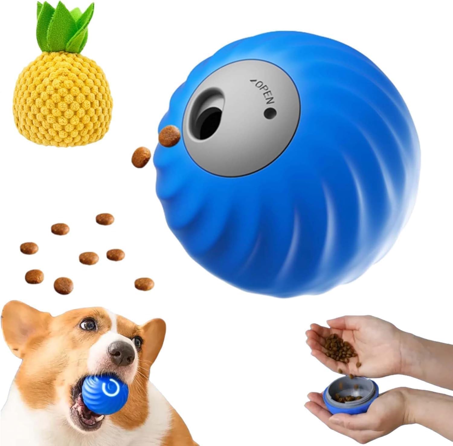 Pet Supplies : Zoomie 2.0 Buddy, Interactive Dog Toys, Treat Dispensing ...