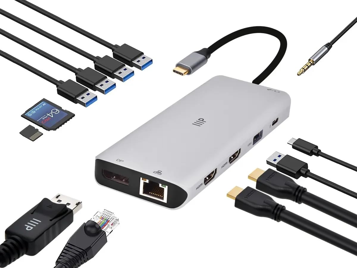 Snapklik.com : Monoprice 13-in-1 Dual-HDMI + DisplayPort Multi-Stream ...