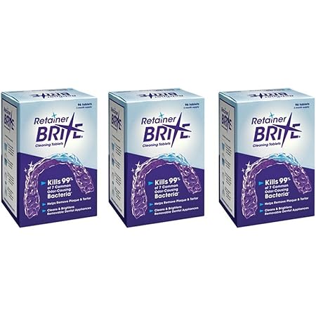 Amazon.com : Retainer Brite Retainer brite tablets, 288 tablets (9 ...