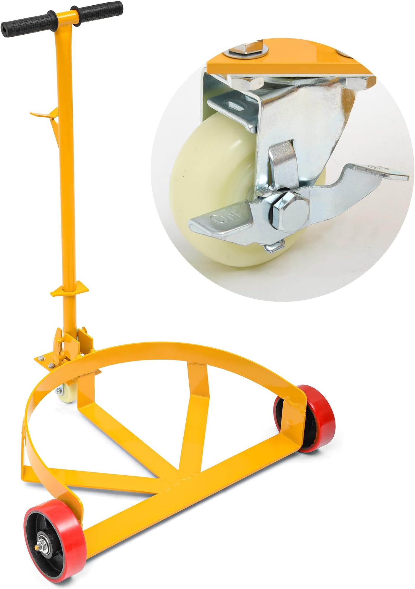 Amazon.com: VisHomeYard Manual Hydraulic Oil Drum Truck, 55 Gallon Drum ...