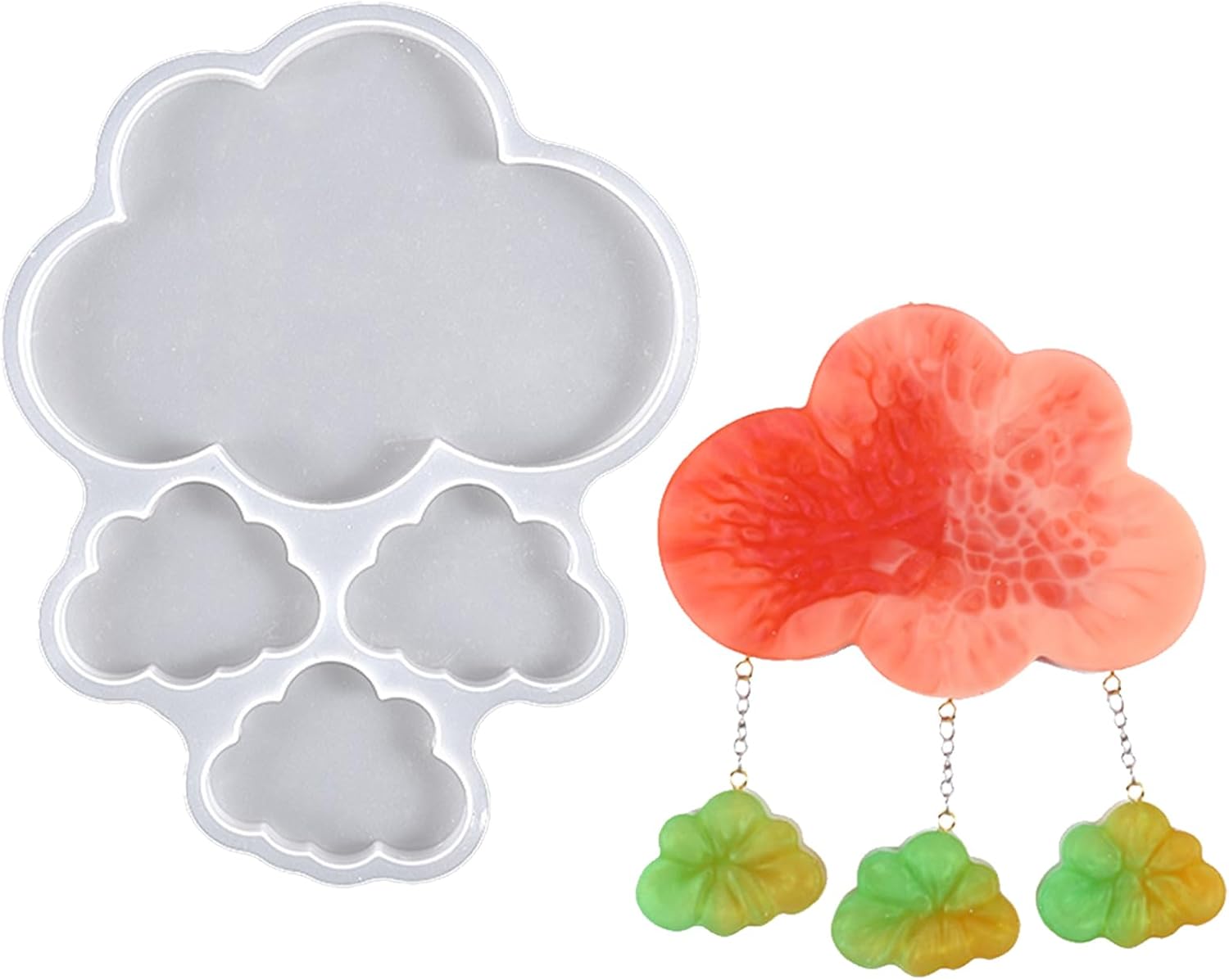MytaYt Moules en résine époxy - En silicone - Nuages - Pendentif ...