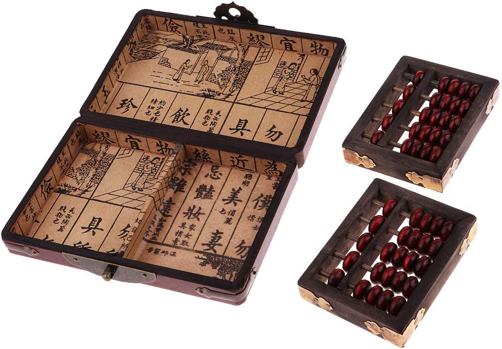 Amazon | Toysmith 2ヴィンテージ中国そろばん算術5ロッド25ボックスコレクション付きウッドビーズ | そろばん | 文房具・オフィス用品