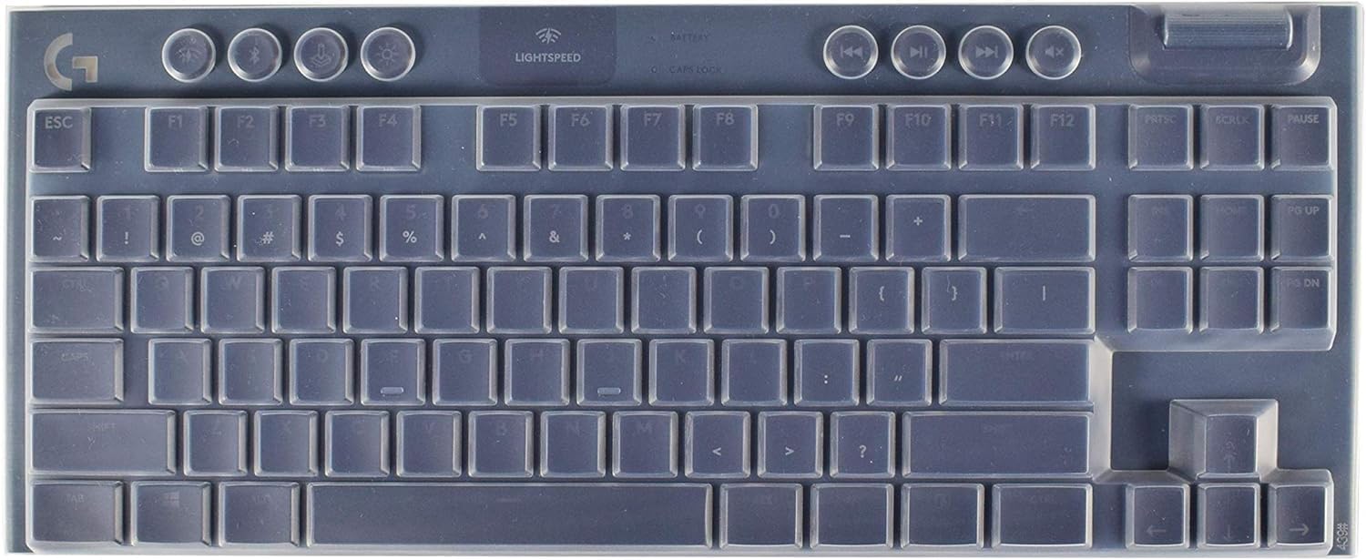 Amazon.com: Keyboard Skin Cover for Logitech G915 TKL Tenkeyless ...