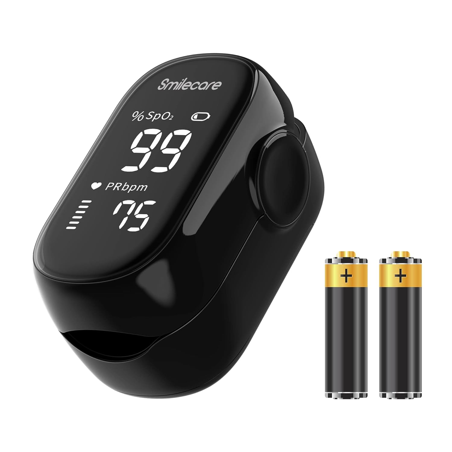 Amazon.com: Pulse Oximeter Fingertip, SmileCare Blood Oxygen Saturation ...