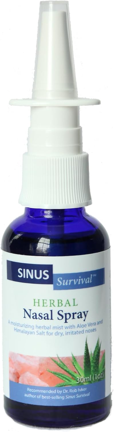 Amazon.com: Sinus Survival Natural Nasal Spray – Botanical Moisturizing ...