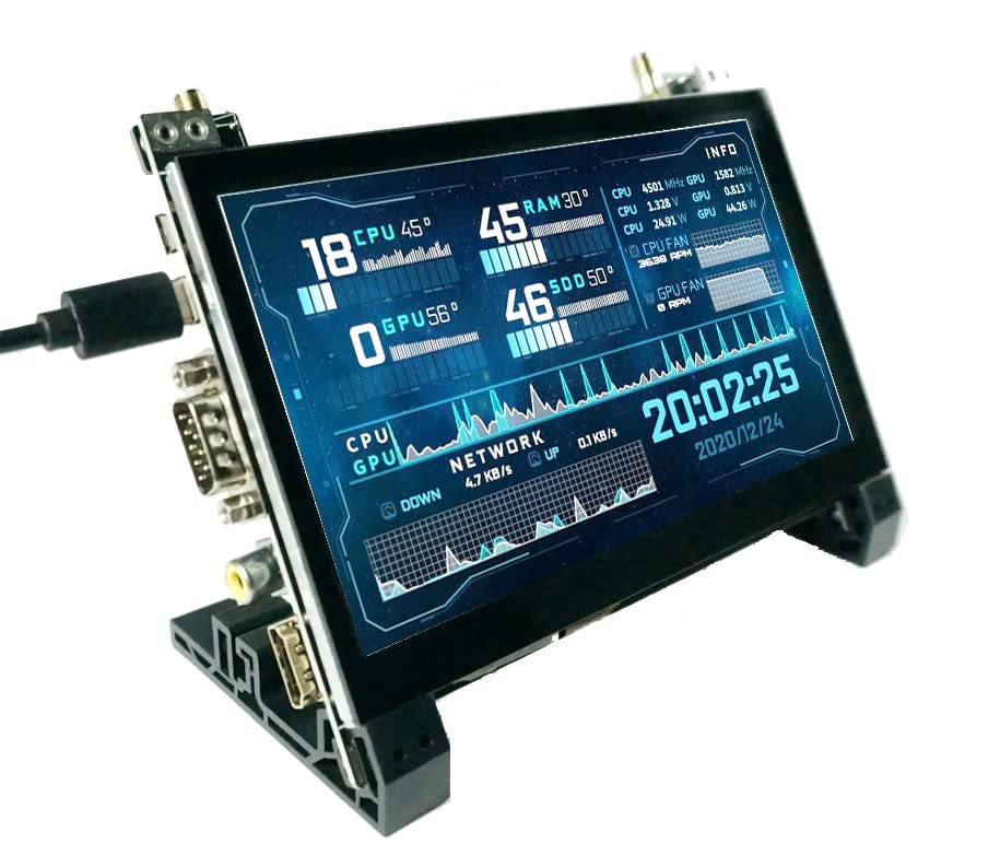 Snapklik.com : 7 Inch 1024x600 IPS Touchscreen Monitor HDMI Capacitive ...