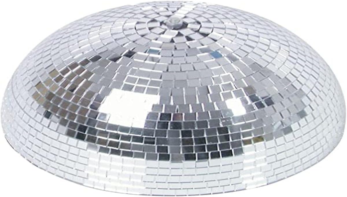 Half mirror ball 30 cm with safety motor. : Amazon.co.uk: Musical ...