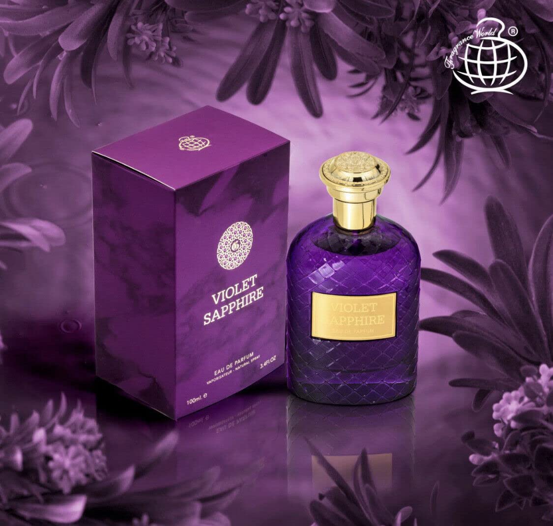 Amazon.com : Fragrance World - Violet Sapphire Edp 100ml Perfumes for ...