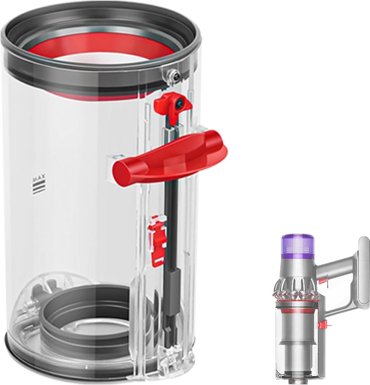 WYWY.Wide Upgraded Dust Bin Replacement for Dyson V11 V15 SV14 SV15 ...