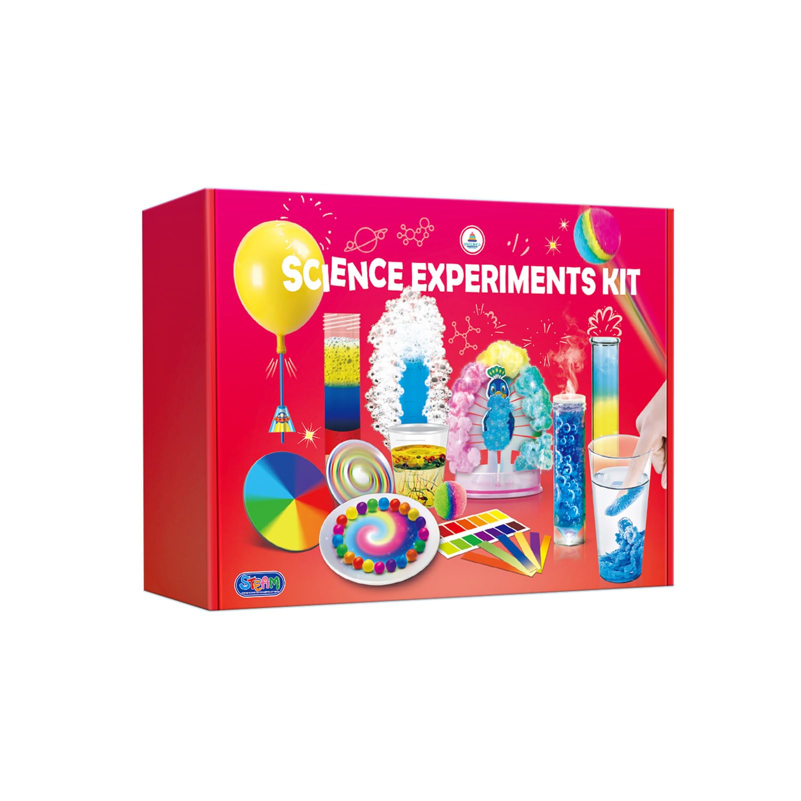 Amazon.com: UNGLINGA 40+ Experiments Science Kit for Kids - Chemistry ...