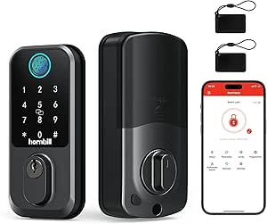 Hornbill Keyless Entry WiFi Smart Lock for Front Door: Exterior Smart ...