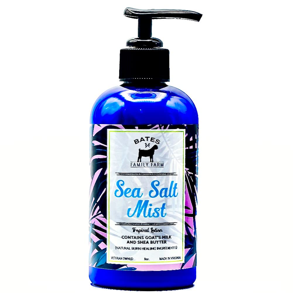 Amazon.com : Bates Family Farm Tropical Goat Milk Lotion (Sea Salt Mist ...