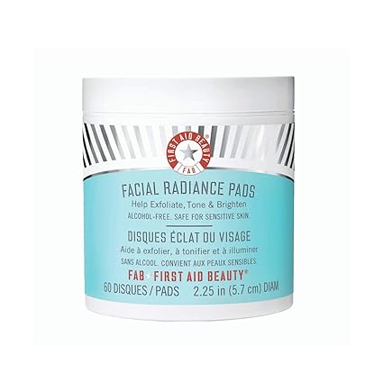 Amazon.com : First Aid Beauty Facial Radiance Pads, Exfoliating Pads ...