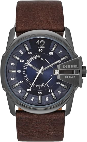 Diesel Watch for Men Master Chief, Three Hand Date Movement, 45 mm ...