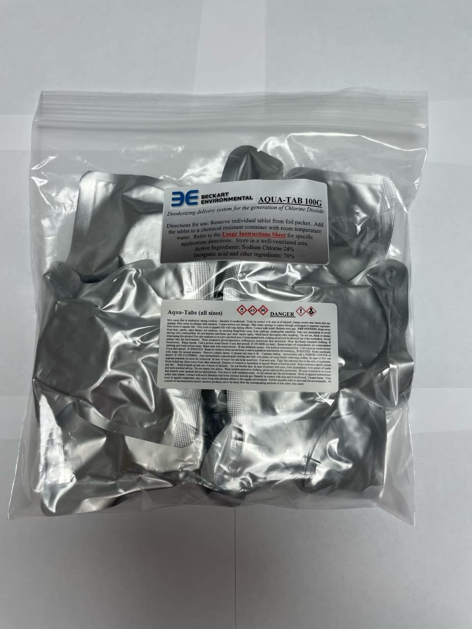 Amazon.com: Chlorine Dioxide 100 Gram Tablets - 6 Pack - Air Freshener ...