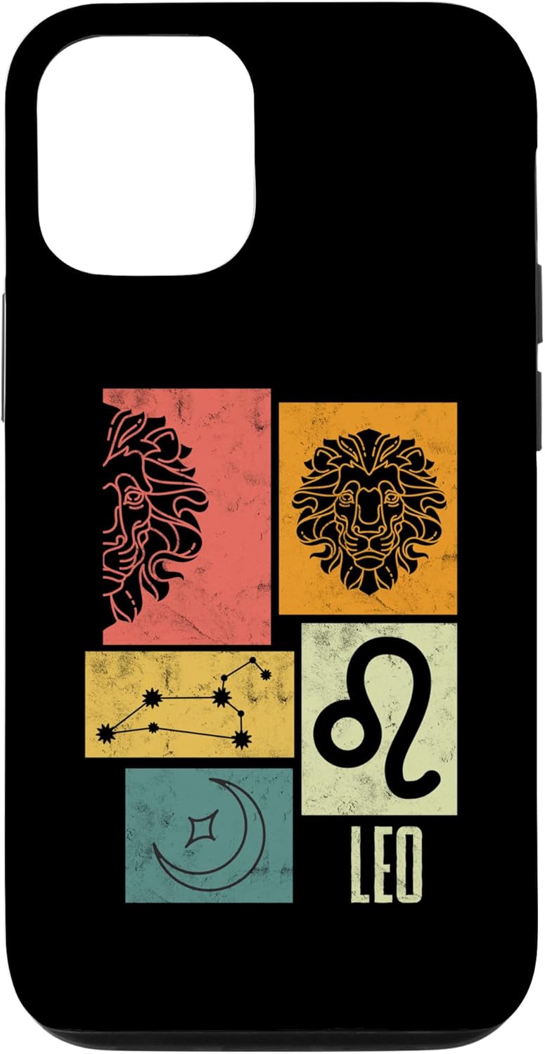 Amazon.com: iPhone 14 Pro Leo Zodiac Sign Astrology Leo Silhouette Case ...