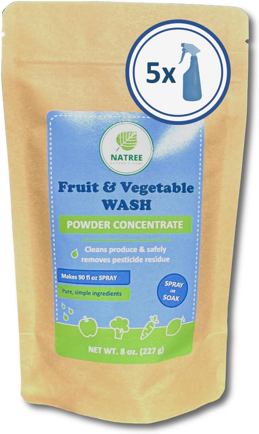 Amazon.com: Fruit and Vegetable Wash - All Natural, Organic - Powder ...