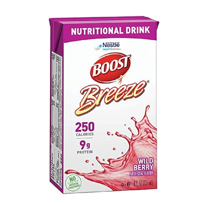 Amazon.com: Boost Breeze Nutritional Drink, Wild Berry Box, 8 Fl Oz ...