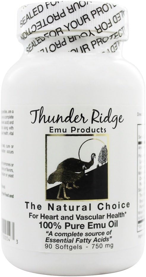 Amazon.com: Thunder Ridge Emu Products 100% Pure Oil Softgels, 90 Count ...