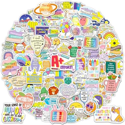 Amazon.com: 100pcs Inspirational Stickers for Adults, Positive ...