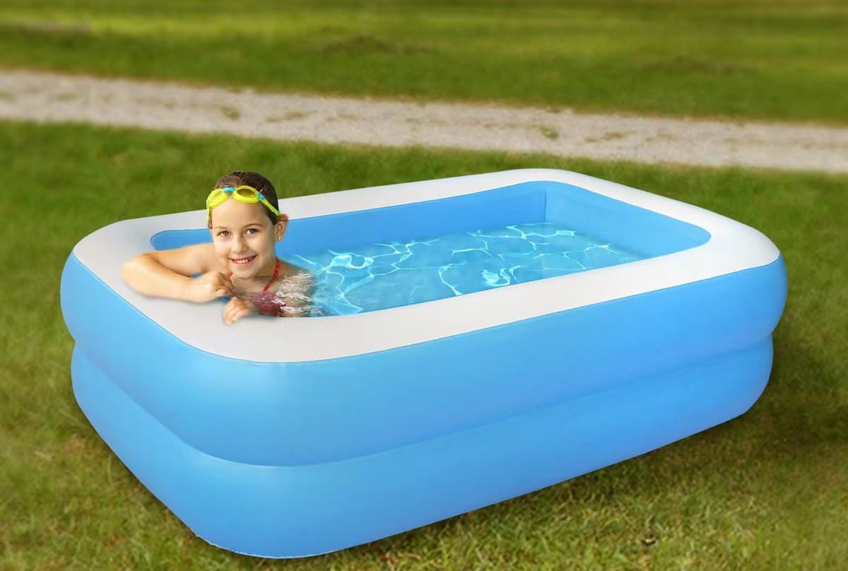 Amazon.com: Inflatable Pool for Kids, Baby Pools 47"" X 35"" X 13 ...