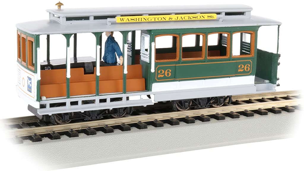 Amazon.com: Cable Car with Grip Man - Christmas - HO Scale : Arts ...