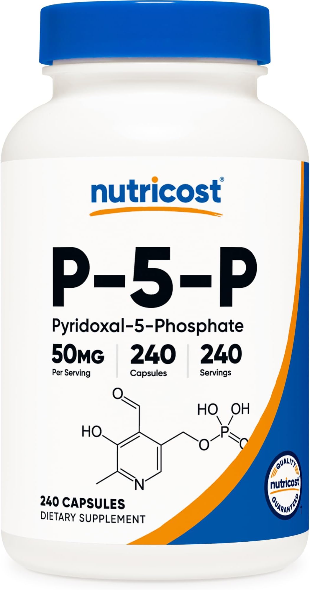 Amazon.com: Nutricost P5P Vitamin B6 Supplement 100mg, 240 Capsules ...