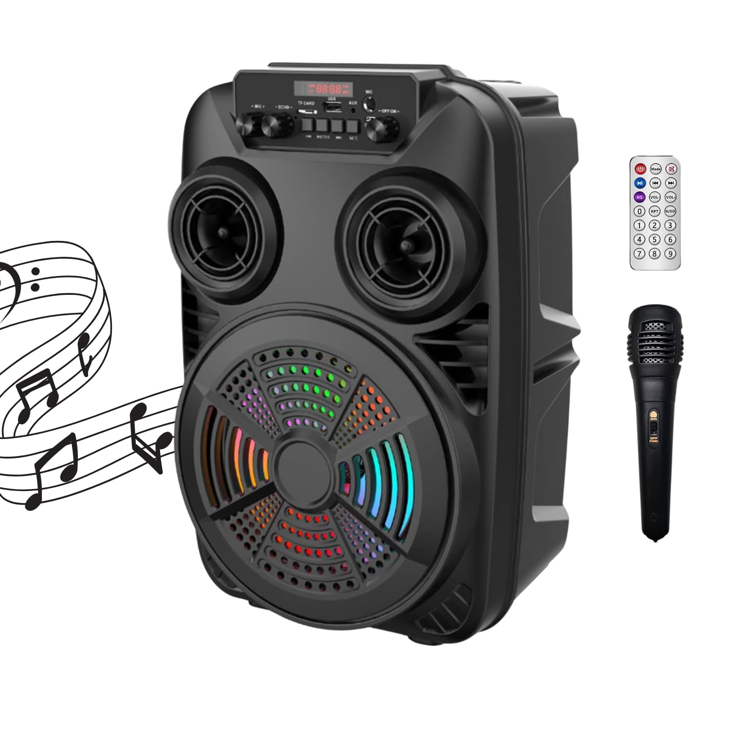 LINK BITS SA8020T Bocina Bluetooth Inalámbrica，8 Pulgadas Altavoces ...