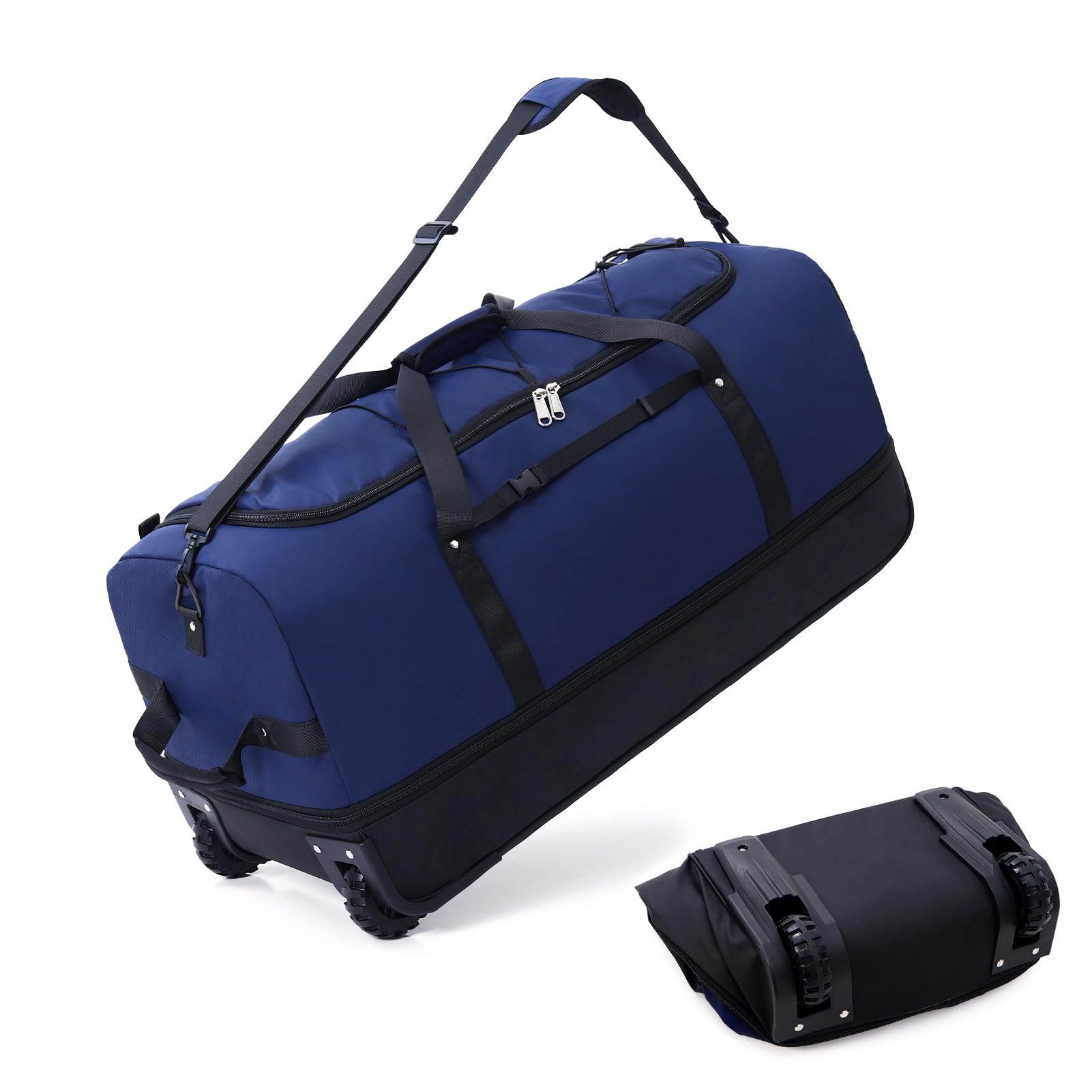 Vomgomfom 75L/100L/110L/140L 25"/31.5" Expandable Duffle Bag with 2 ...