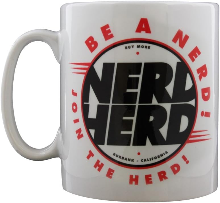 Amazon.com: Grindstore Nerd Herd Mug for Tea or Coffee White : Home ...
