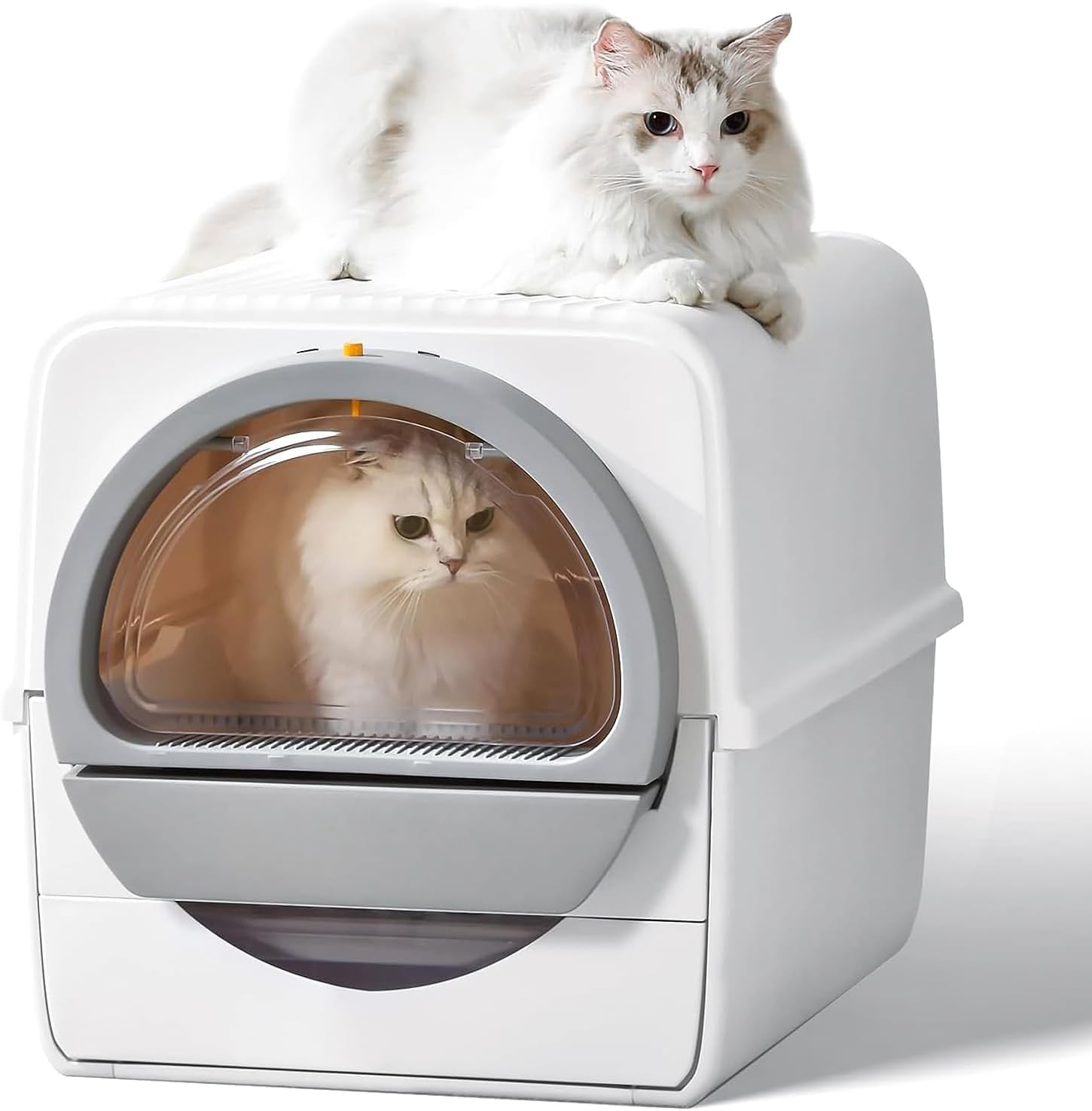 Amazon.com: FYLICA Cat Litter Box with Waste Bin Refill : Pet Supplies