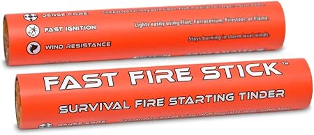 Amazon.com: Procamptek Fast Fire Stick - Fire Starting Tinder - 2 Pack ...