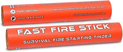 Amazon.com: Procamptek Fast Fire Stick - Fire Starting Tinder - 2 Pack ...