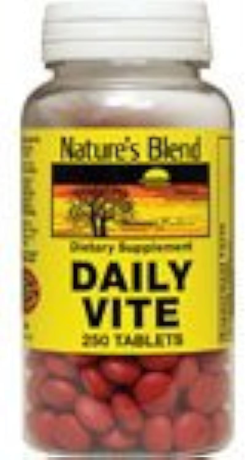 Amazon.com: Nature's Blend Daily Vite 250 Tablets : Health & Household