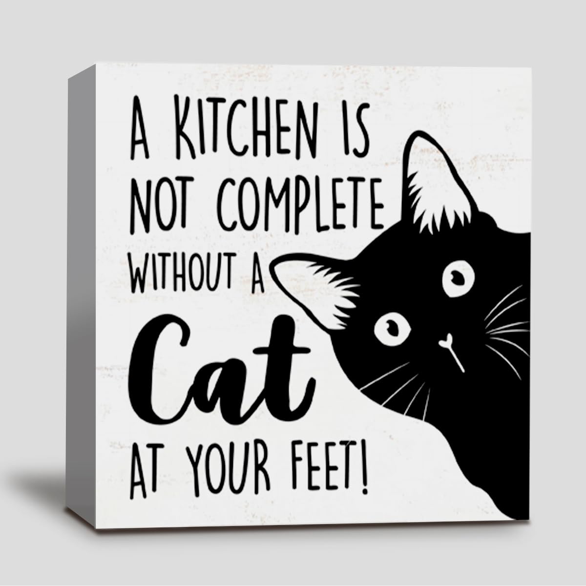 Amazon.com: ULEGIE Cat Kitchen Wall Decor, Cat Decorations for Kitchen ...