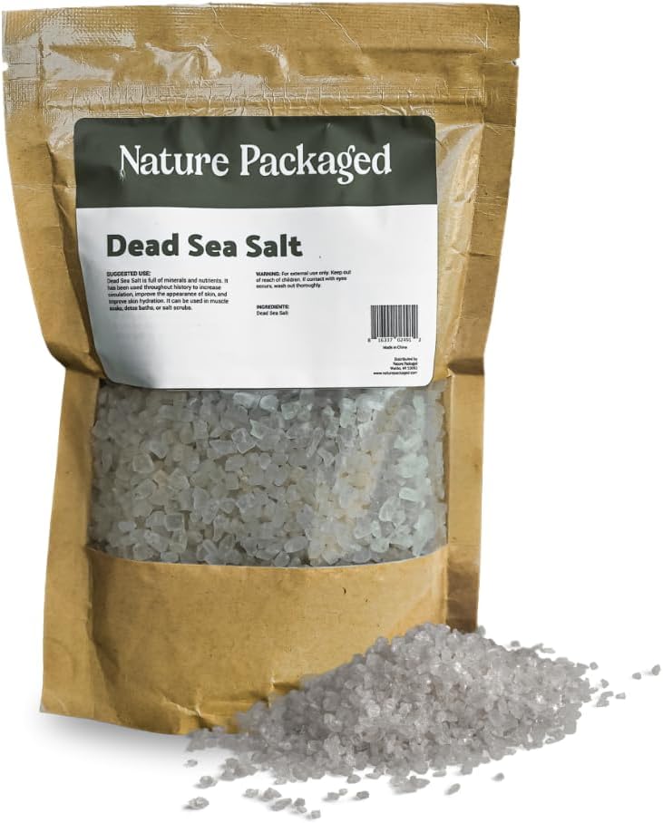 Amazon.com: Nature Packaged Dead Sea Salt (16oz) - Direct from the ...