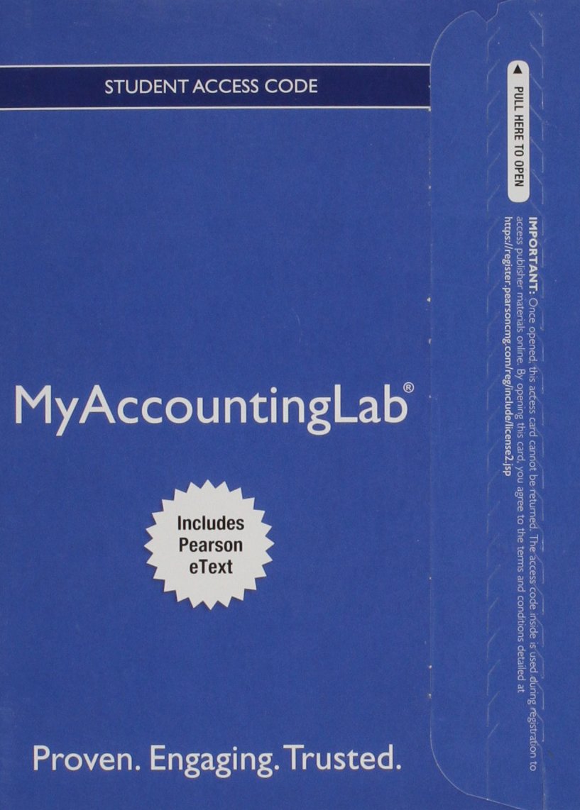 Amazon.com: Mylab Accounting with Pearson Etext - Access Card - For ...