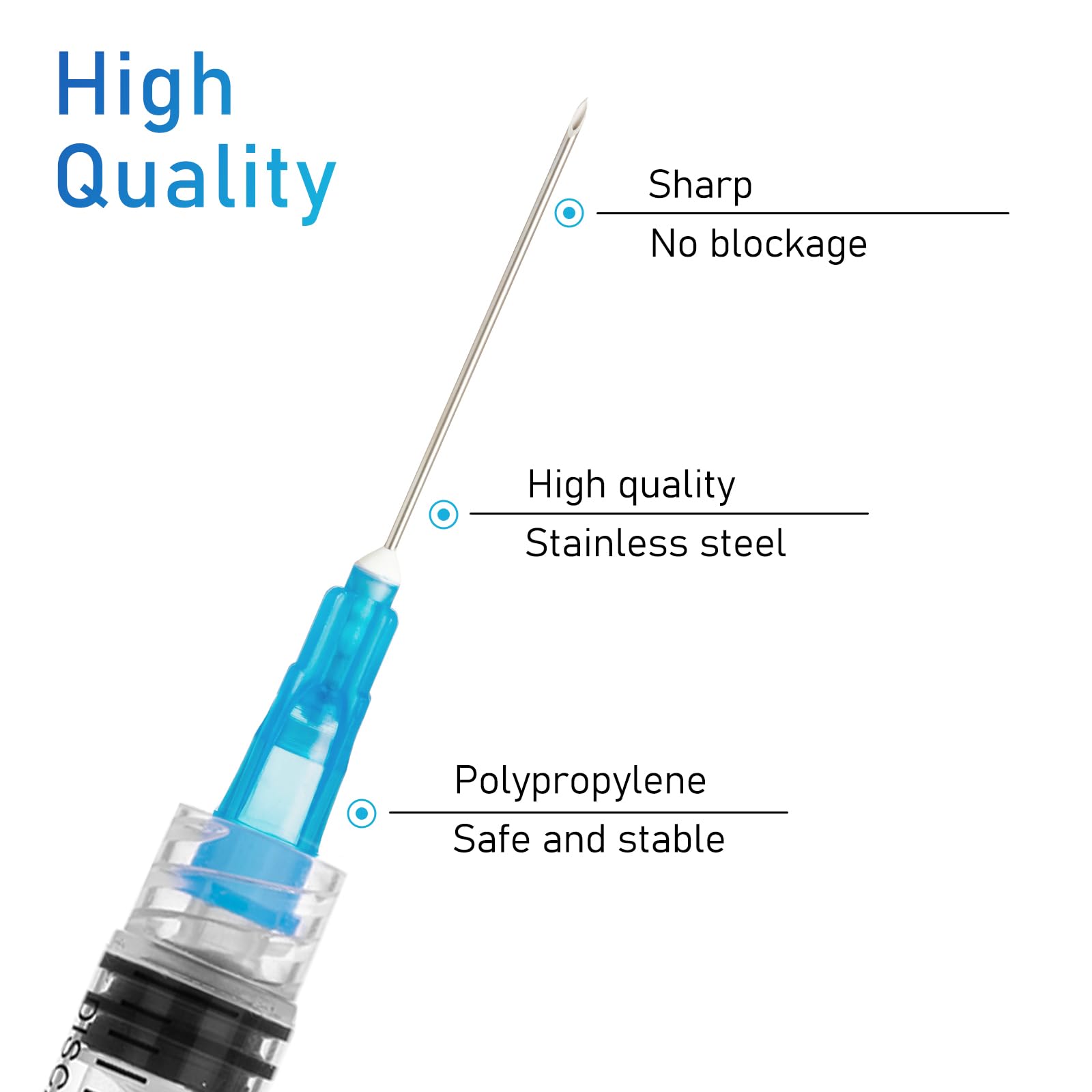 Snapklik.com : 2.5ml Disposable Luer Lock Syringes