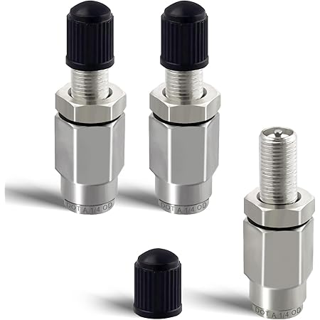 Air Suspension Valve 3-Pack Air Inflation Schrader Valves - Push To ...