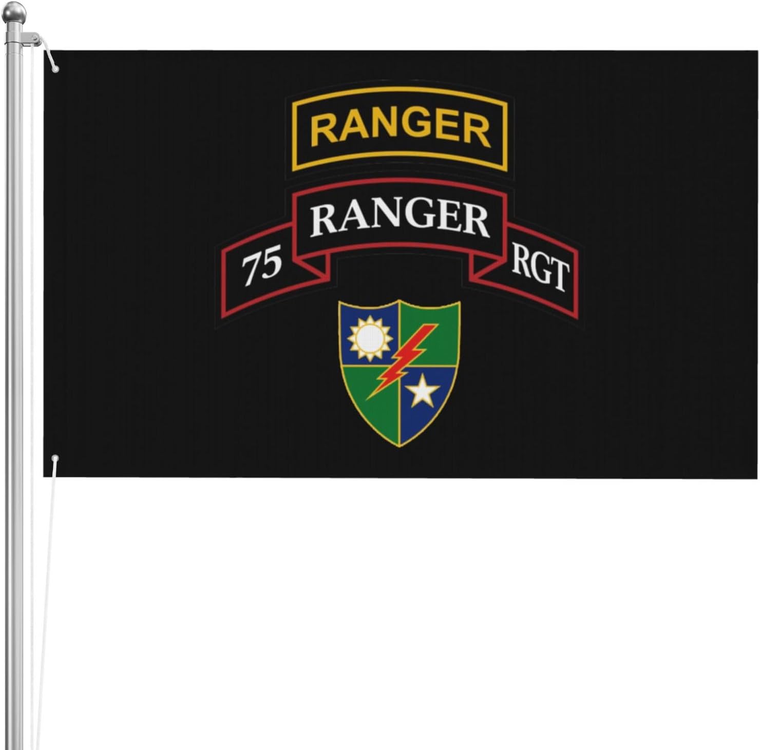 Amazon.com : 75th Ranger Regiment Double-Sided 3ply 3x5ft Polyester ...